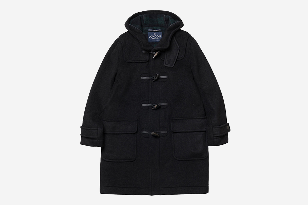 런던 트레디션 맨즈 에리카 더플 코트 블랙 BW5 | London Tradition | KREAM