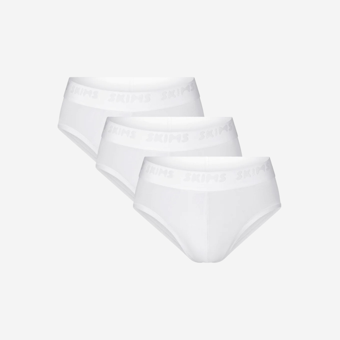 스킴스 스트레치 브리프 3팩 초크 | Skims | KREAM