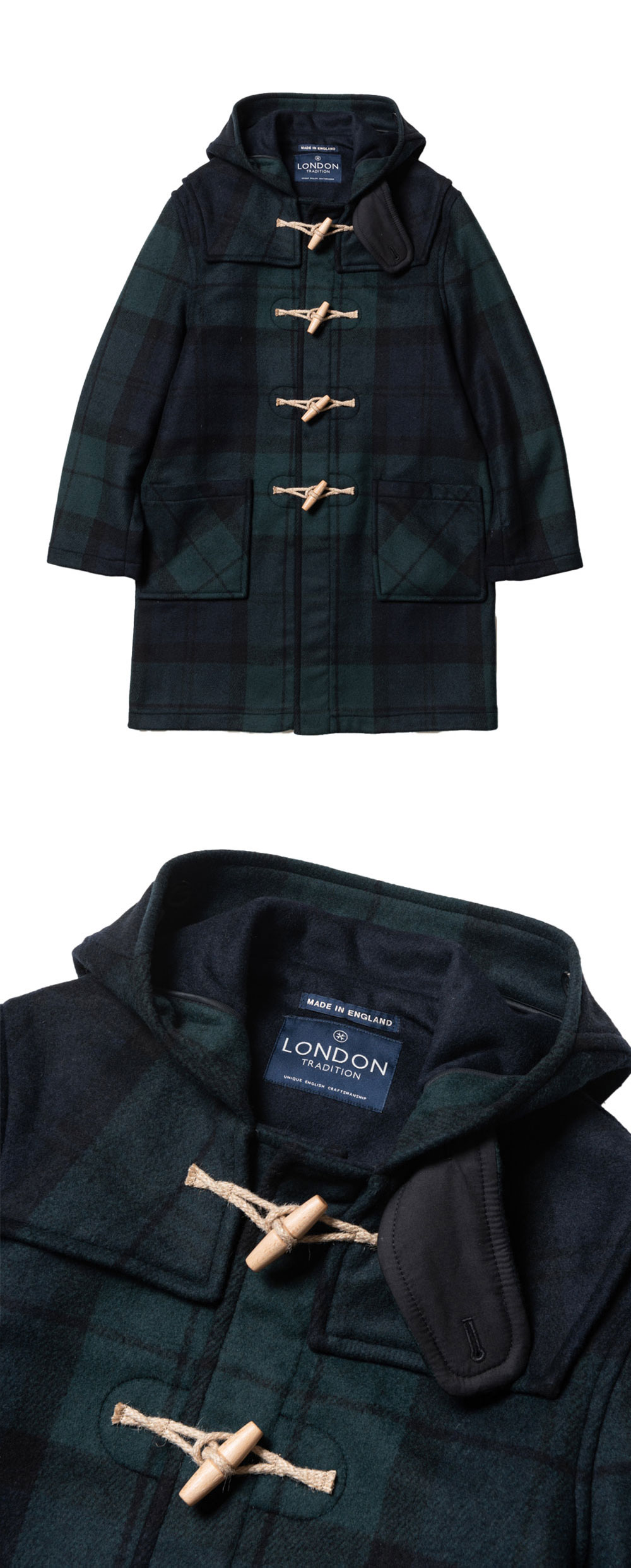 런던 트레디션 마틴 맨즈 더플 Coat D4네이비 | London Tradition | KREAM