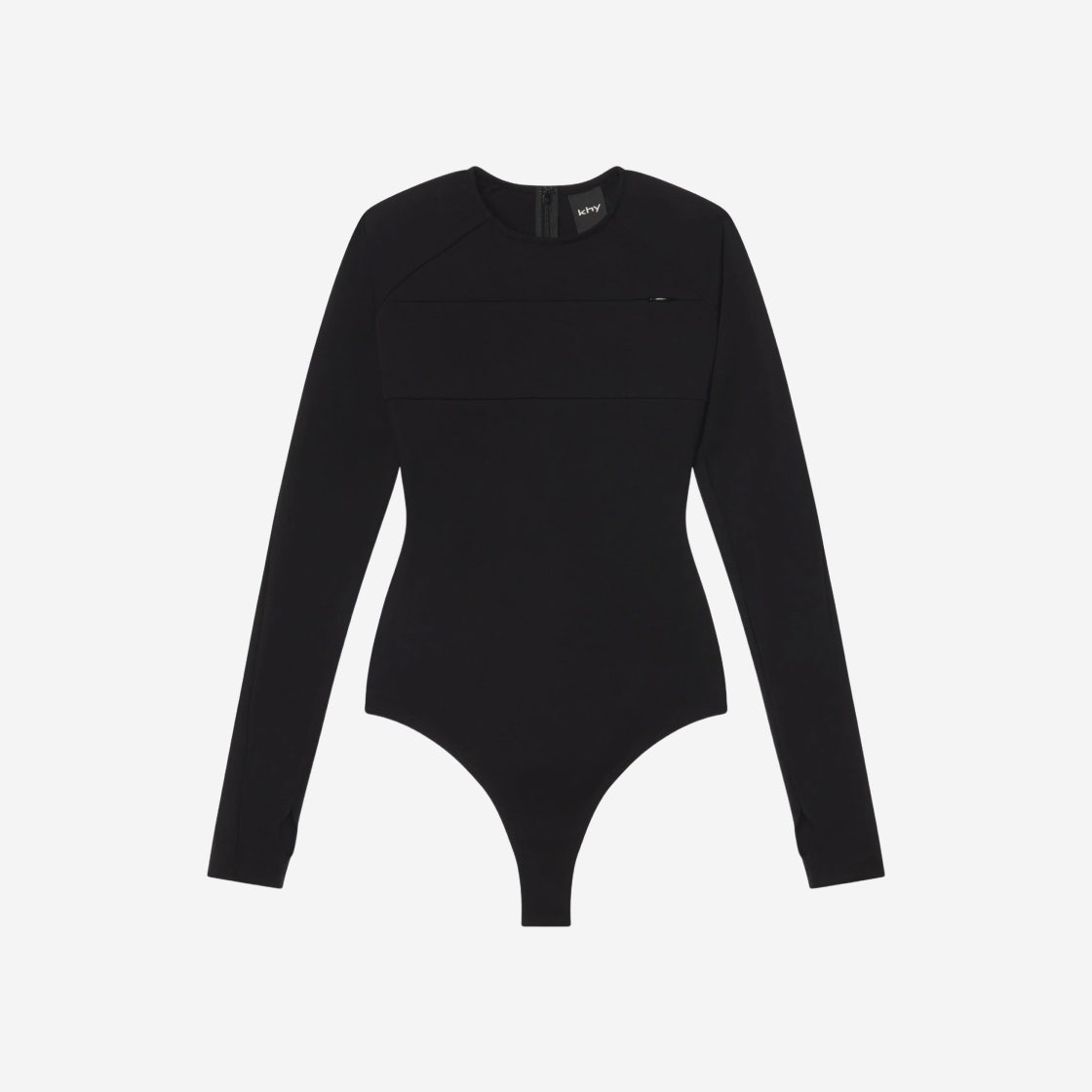 (W) 카이 롱슬리브 바디수트 블랙 | Khy | KREAM