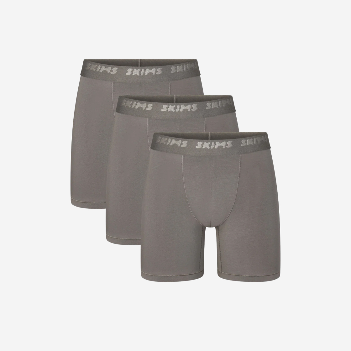 스킴스 스트레치 5 박서 브리프 3팩 건메탈 | Skims | KREAM