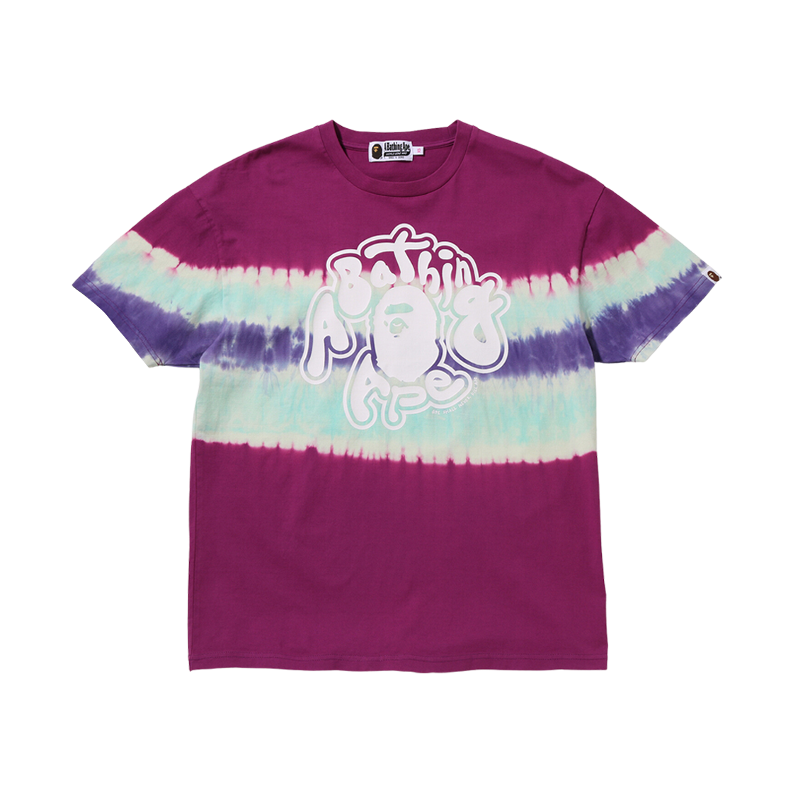 (W) 베이프 타이다이 오버사이즈 티셔츠 퍼플 | BAPE | KREAM