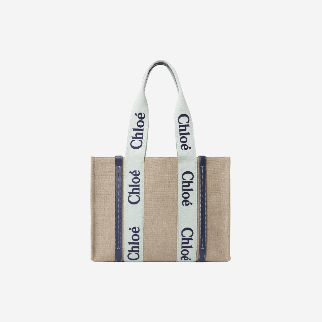 끌로에 우디 미디움 토트백 그린 블루 | Chloe | KREAM