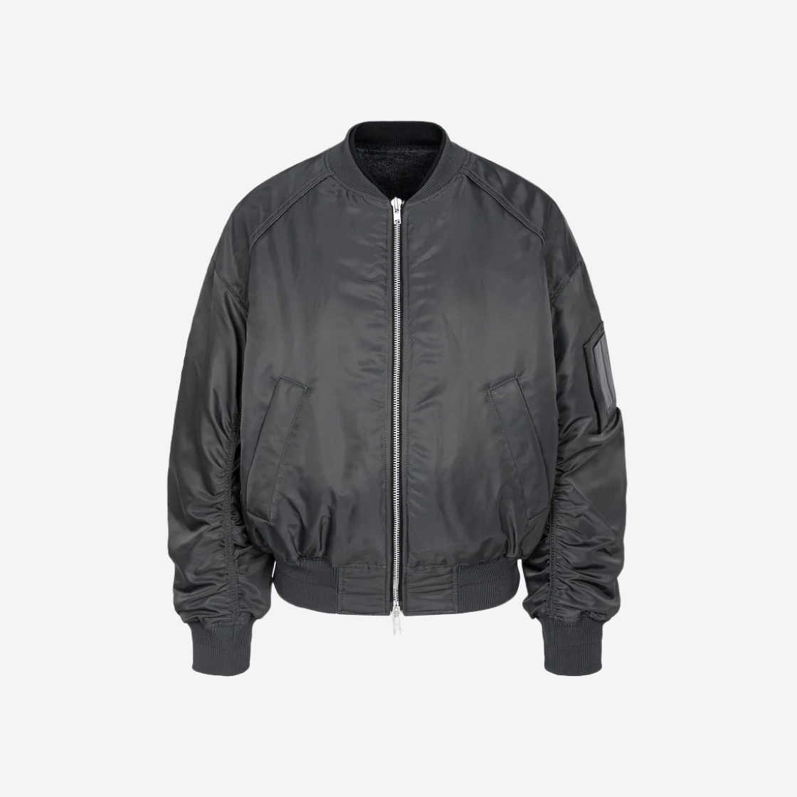 준지 나일론 데님 베스트 디테처블 MA-1 점퍼 그레이 - 23FW | JUUN.J | KREAM