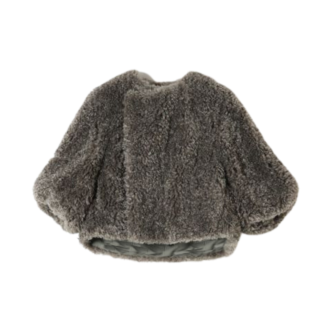 (W) 하이크 포우 셔링 크롭드 자켓 올리브 드랩 | Hyke | KREAM