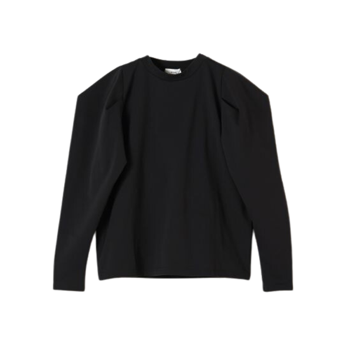 (W) 하이크 텍스브리드 파워 숄더 탑 블랙 | Hyke | KREAM