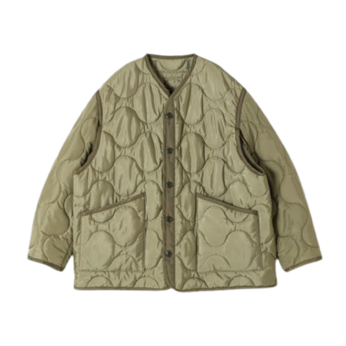 하이크 퀼티드 라이너 자켓 카키 | Hyke | KREAM