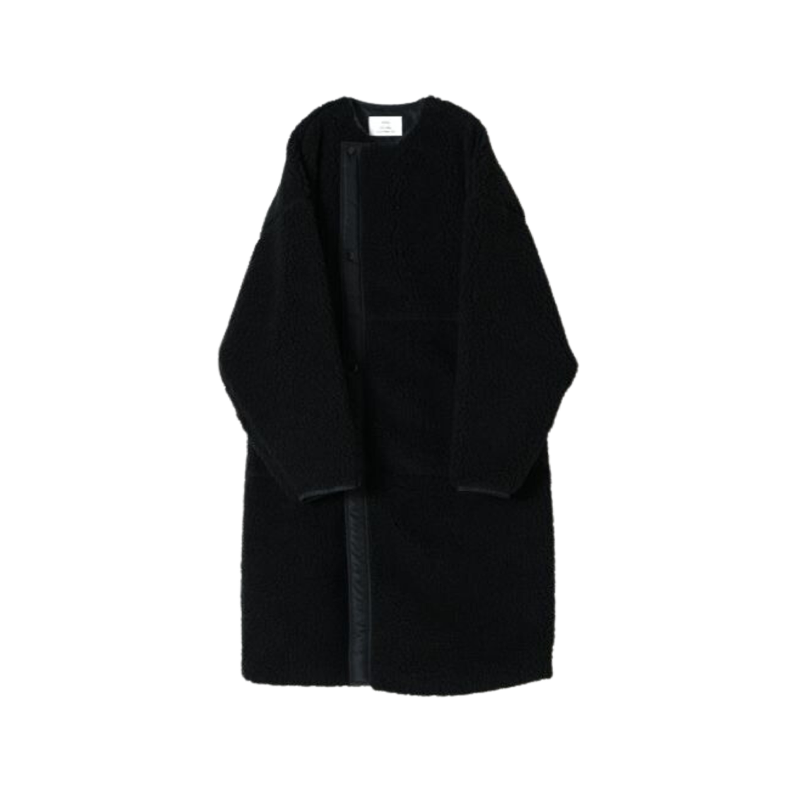 (W) 하이크 포우 셔링 코트 블랙 | Hyke | KREAM