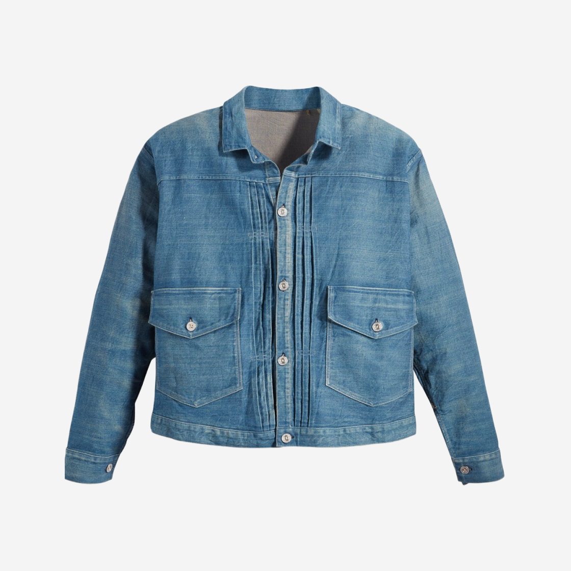 리바이스 LVC 1879 플리츠 블라우스 자켓 블루 | Levi's | KREAM