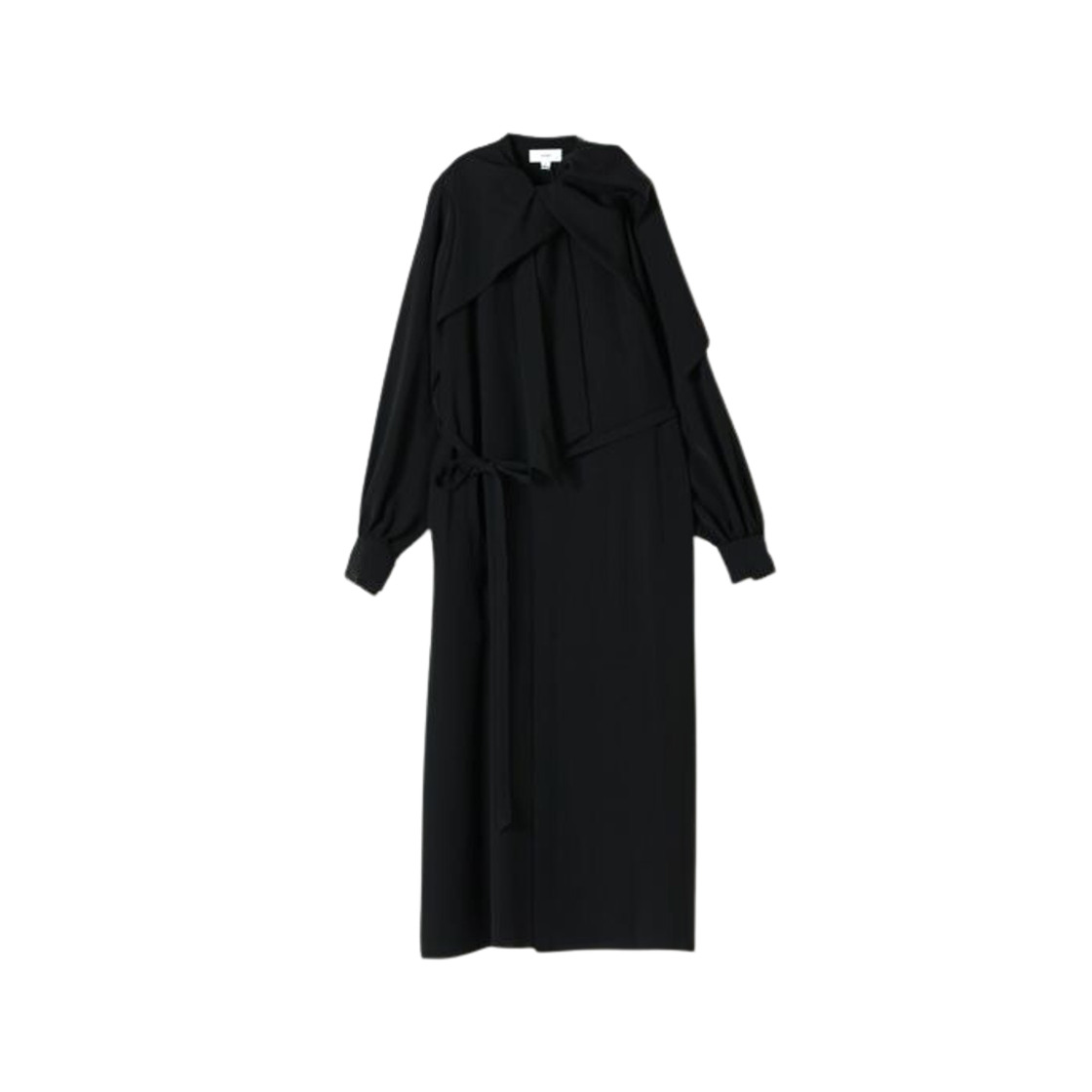 (W) 하이크 푸시 보우 드레스 블랙 | Hyke | KREAM