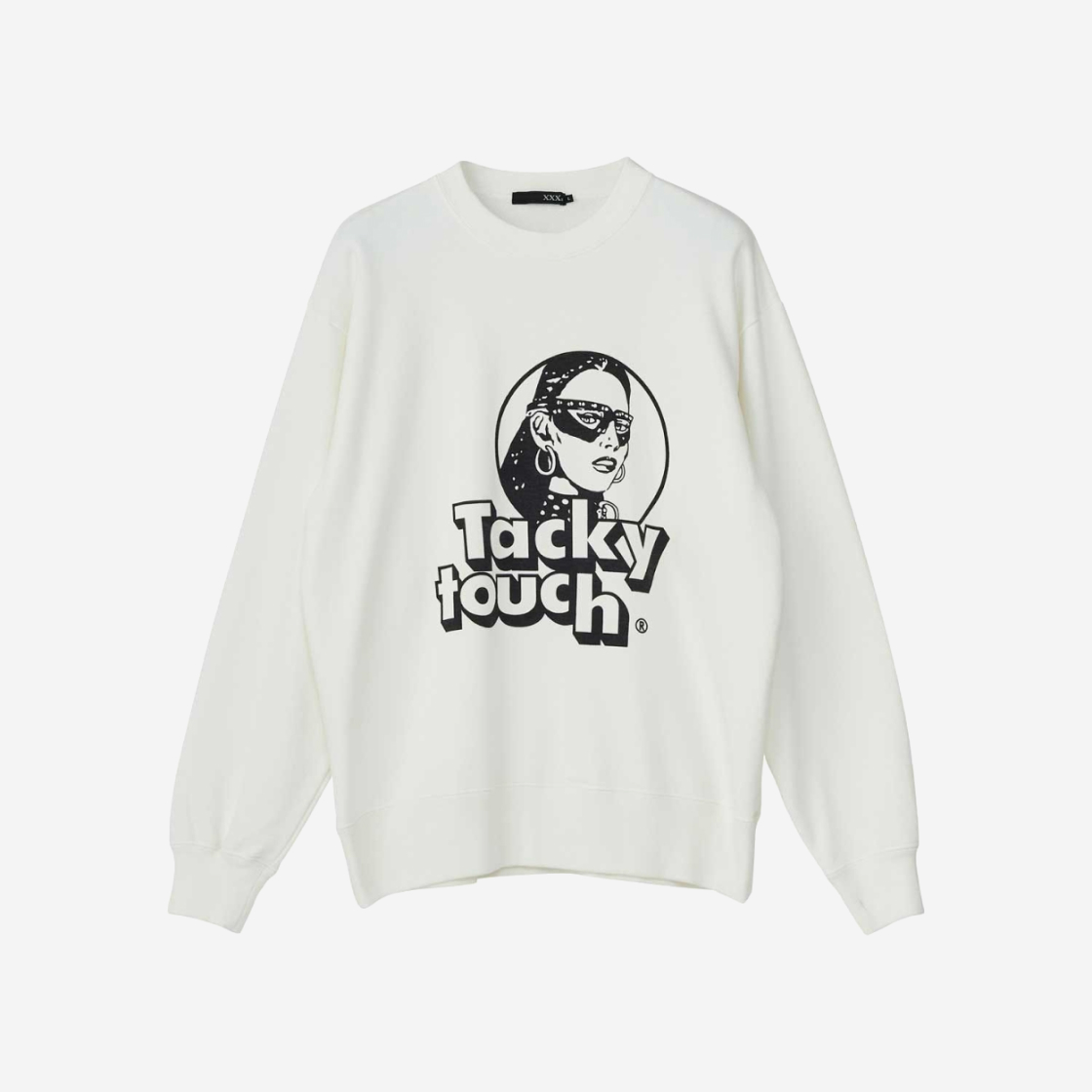 히스테릭 글래머 태키 터치 스웨트셔츠 화이트 Hysteric Glamour Kream