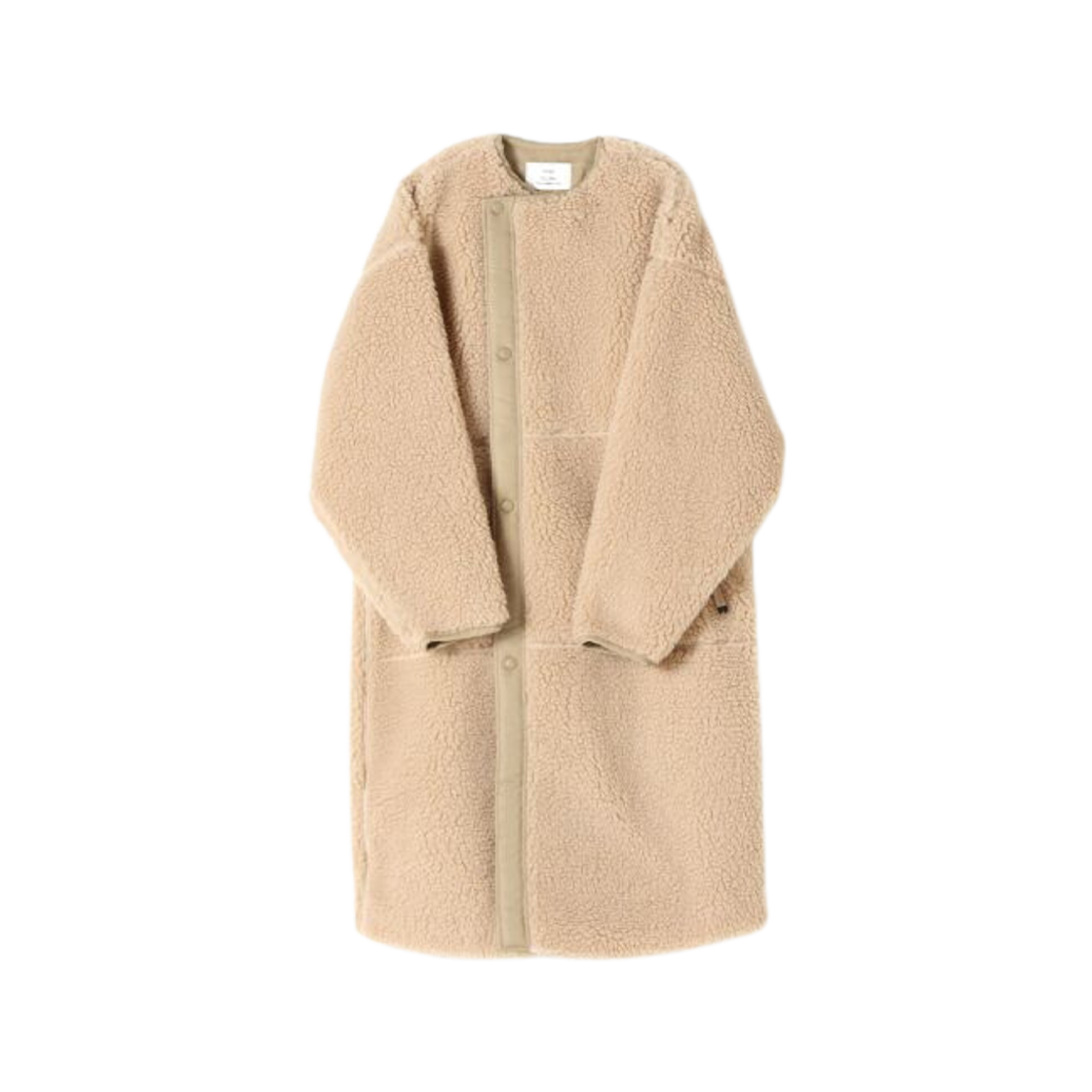 (W) 하이크 포우 셔링 코트 베이지 | Hyke | KREAM