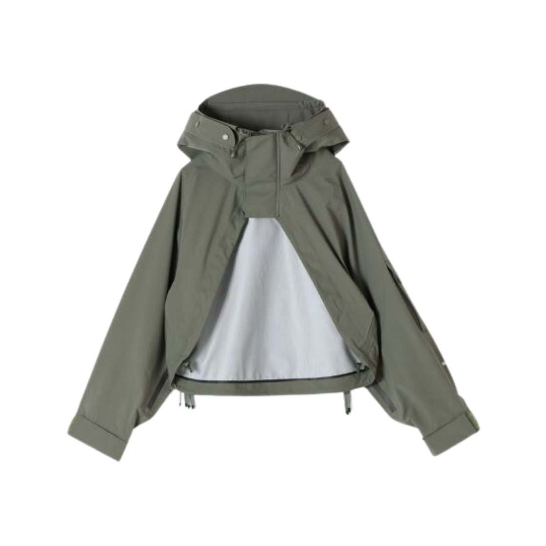 (W) 하이크 퍼텍스 쉘 볼레로 올리브 드랩 | Hyke | KREAM