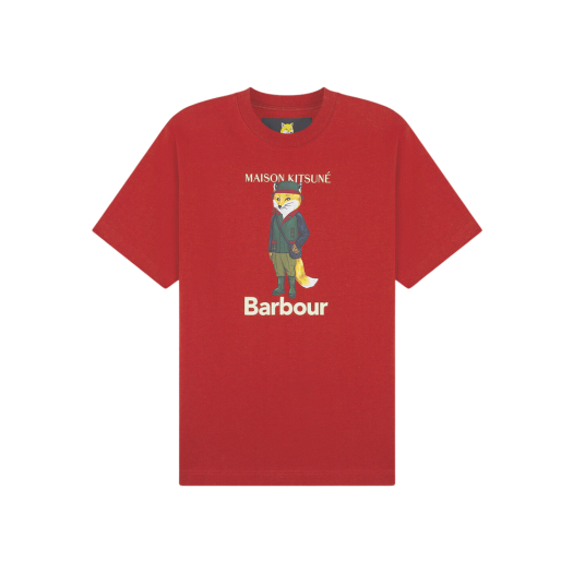 바버 x 메종 키츠네 뷰포트 폭스 티셔츠 화이트 | Barbour | KREAM