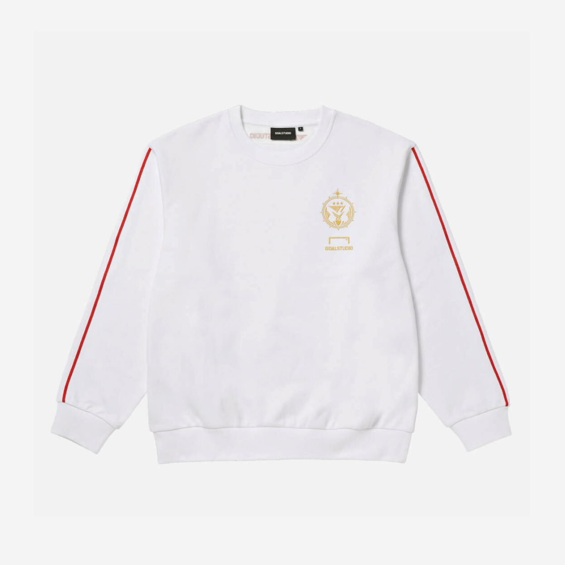 골 스튜디오 T1 2023 유니폼 월드 스웨트셔츠 화이트 | Goal Studio | KREAM