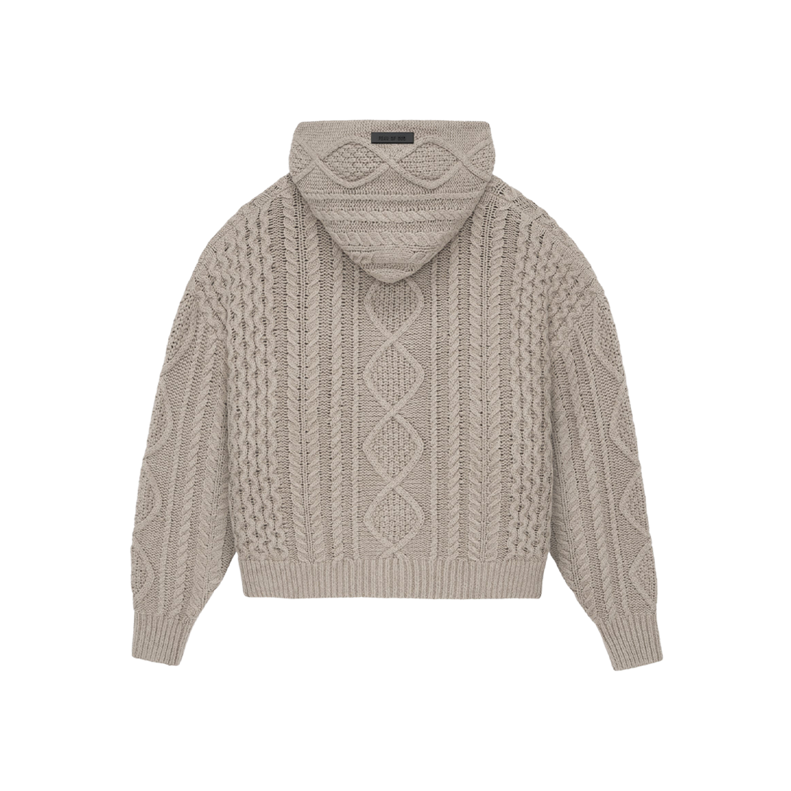 에센셜 케이블 니트 후드 코어 헤더 - 23FW | Essentials | KREAM
