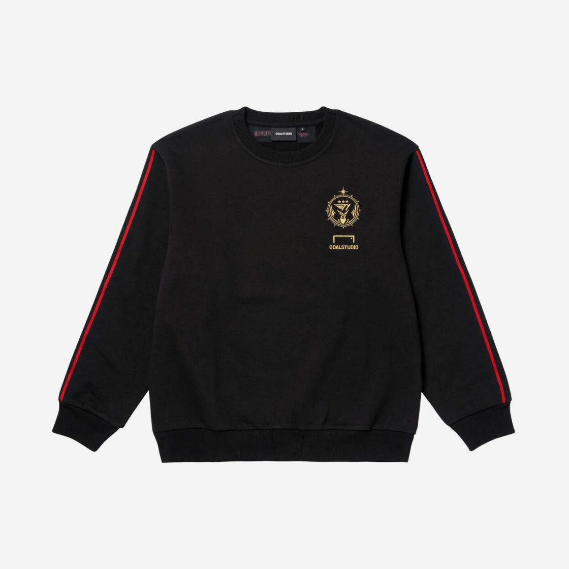 골 스튜디오 T1 2023 유니폼 월드 스웨트셔츠 블랙 | Goal Studio | KREAM