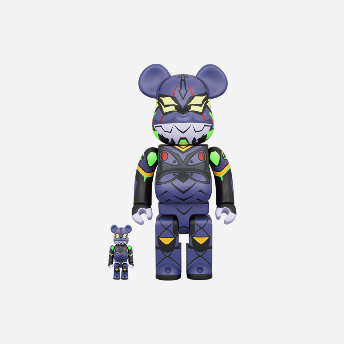 베어브릭 에반게리온 13호기 뉴 페인트 버전 100% & 400% 세트 | Bearbrick | KREAM