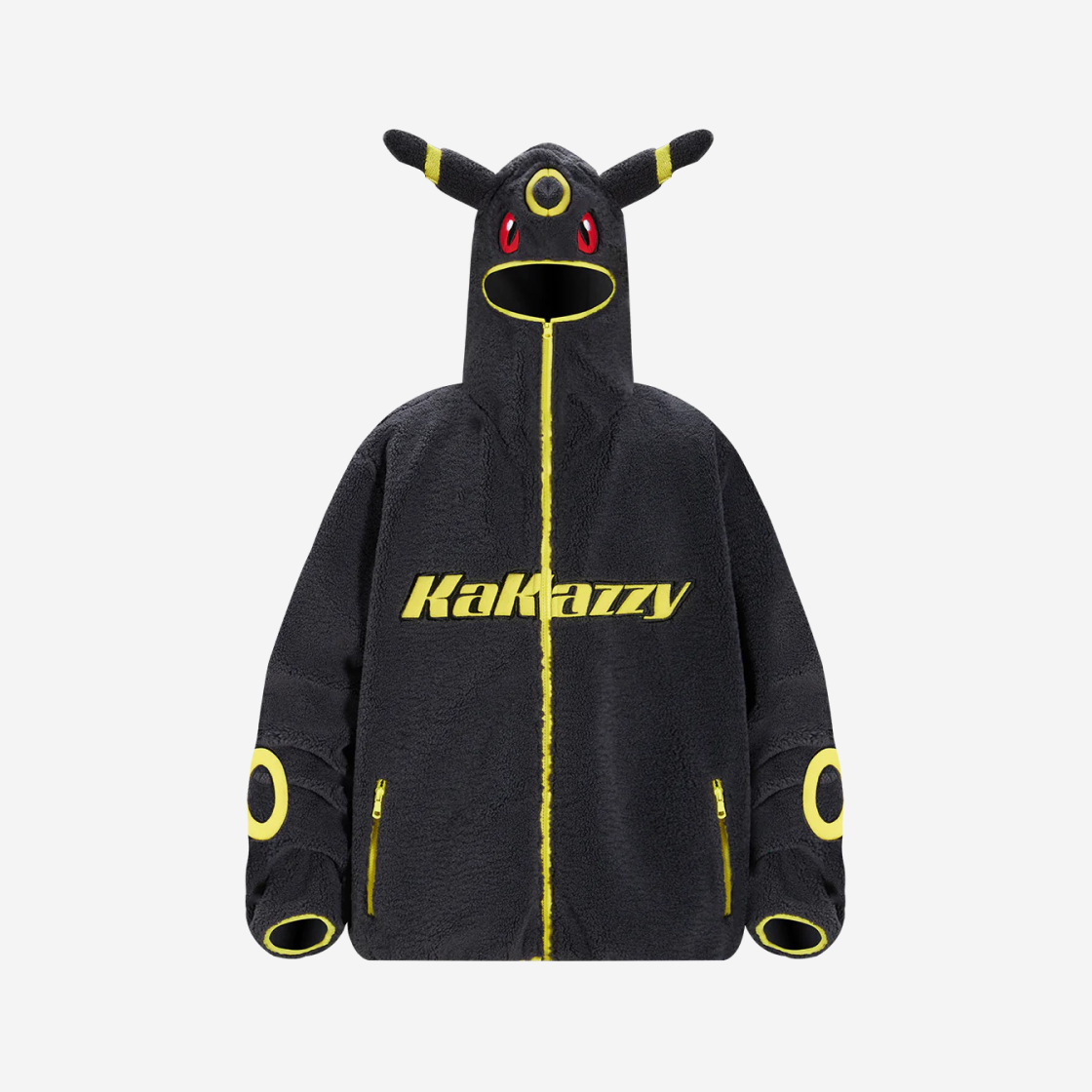 카카지 쉐르파 코트 포켓몬 블래키 다크 그레이 | Kakazzy | KREAM