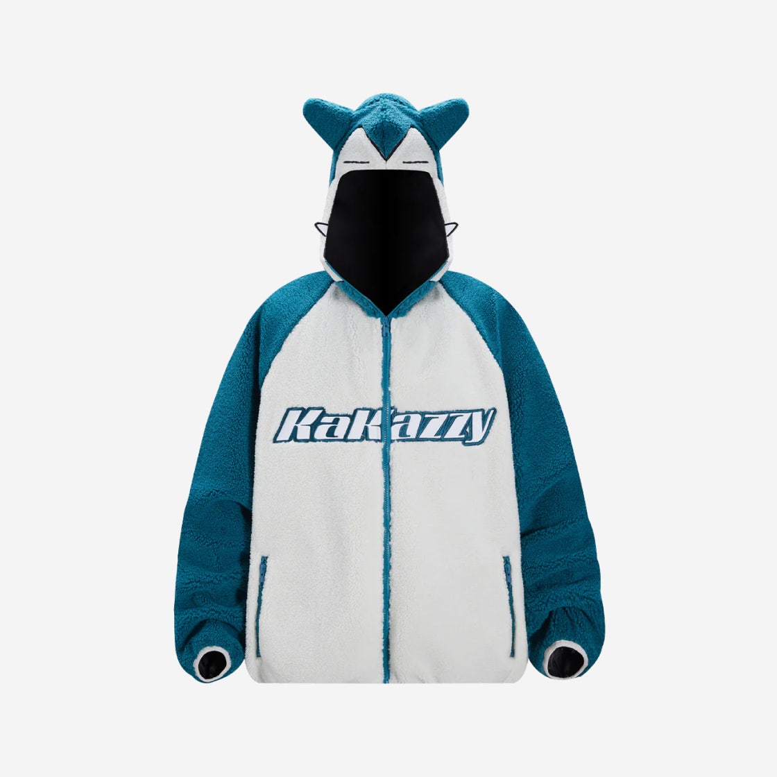 카카지 쉐르파 코트 포켓몬 잠만보 레이크 블루 | Kakazzy | KREAM
