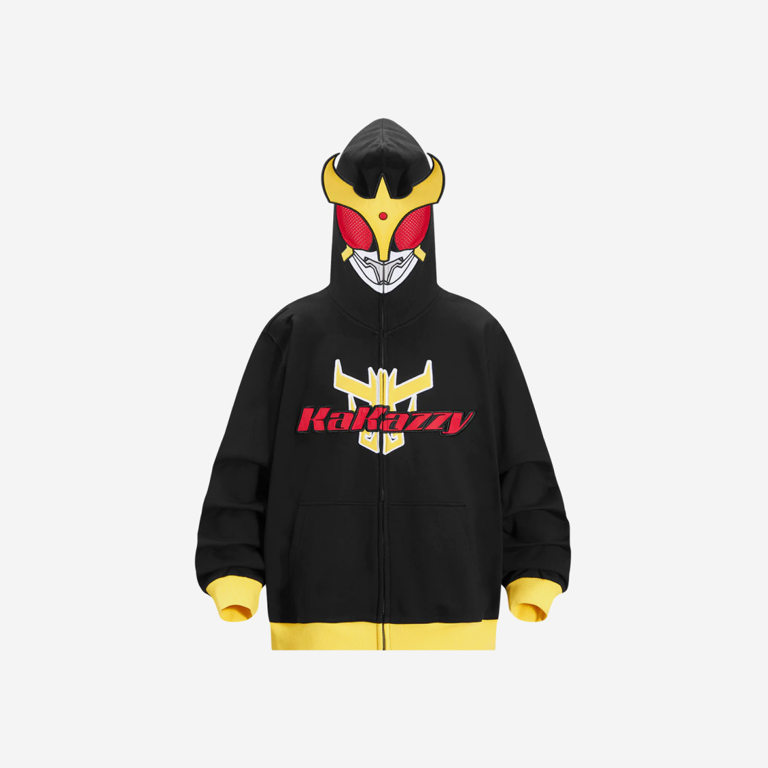 카카지 풀 집 후드 가면라이더 쿠우가 블랙 | Kakazzy | KREAM
