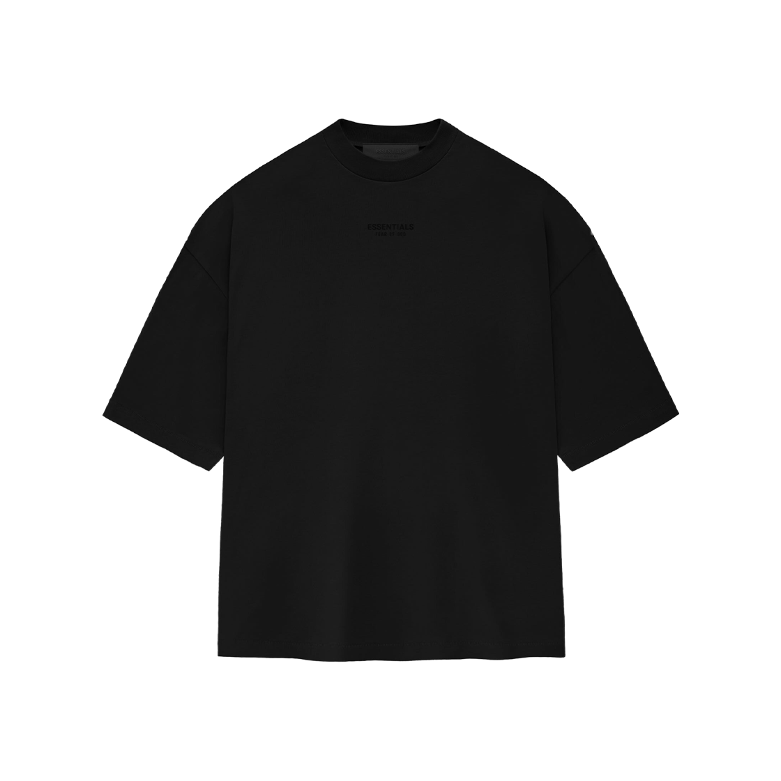에센셜 티셔츠 제트 블랙 - 23FW | Essentials | KREAM