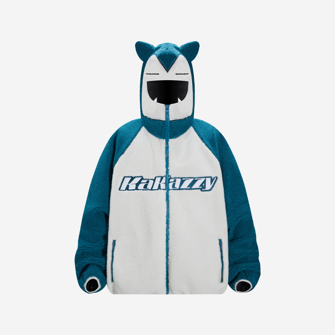 카카지 쉐르파 코트 포켓몬 잠만보 레이크 블루 | Kakazzy | KREAM