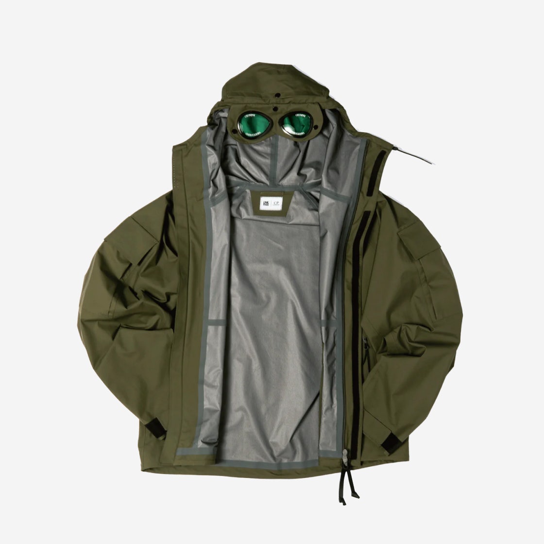 C.P. 컴퍼니 x 원 블록 다운 고어텍스 3L 인피니움 후드 자켓 바크 - 23FW | C.P. Company | KREAM