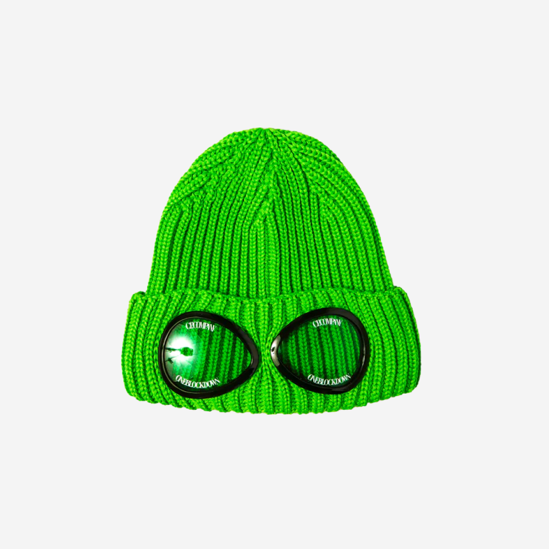 C.P. 컴퍼니 x 원 블록 다운 고글 비니 펀 - 23FW | C.P. Company | KREAM