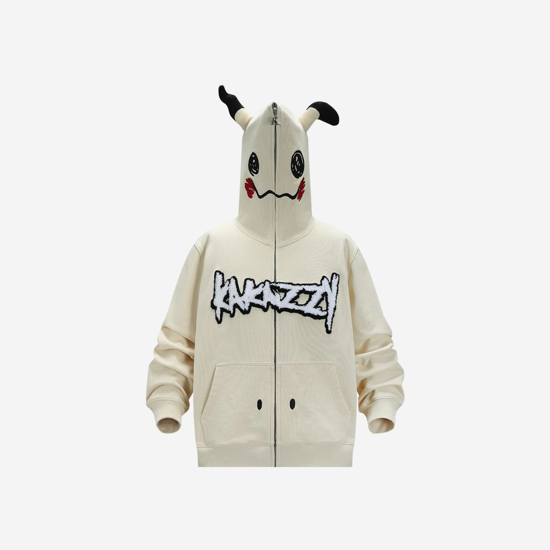 카카지 풀 집 후드 포켓몬 따라큐 라이트 카키 | Kakazzy | KREAM