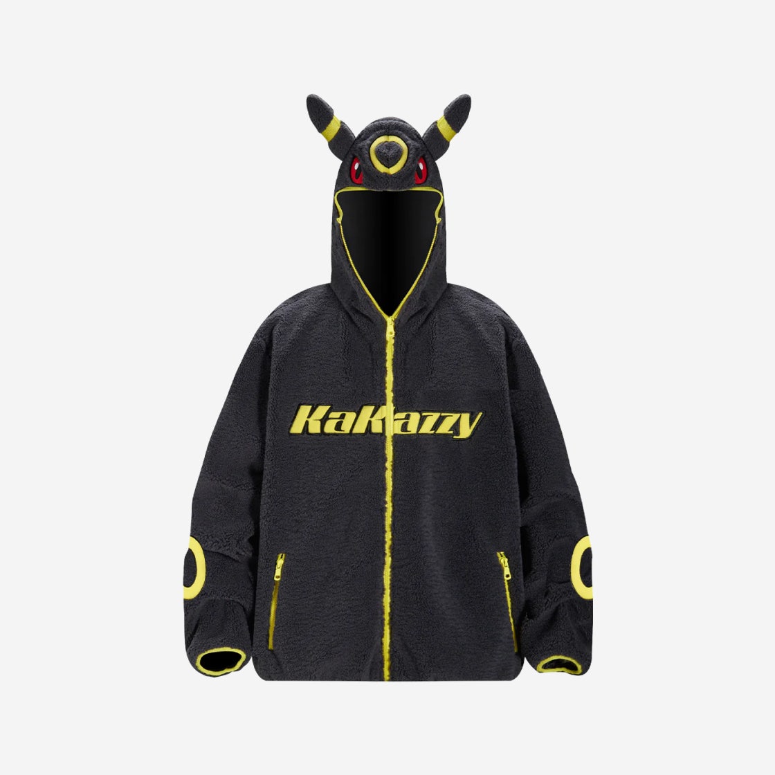 카카지 쉐르파 코트 포켓몬 블래키 다크 그레이 | Kakazzy | KREAM