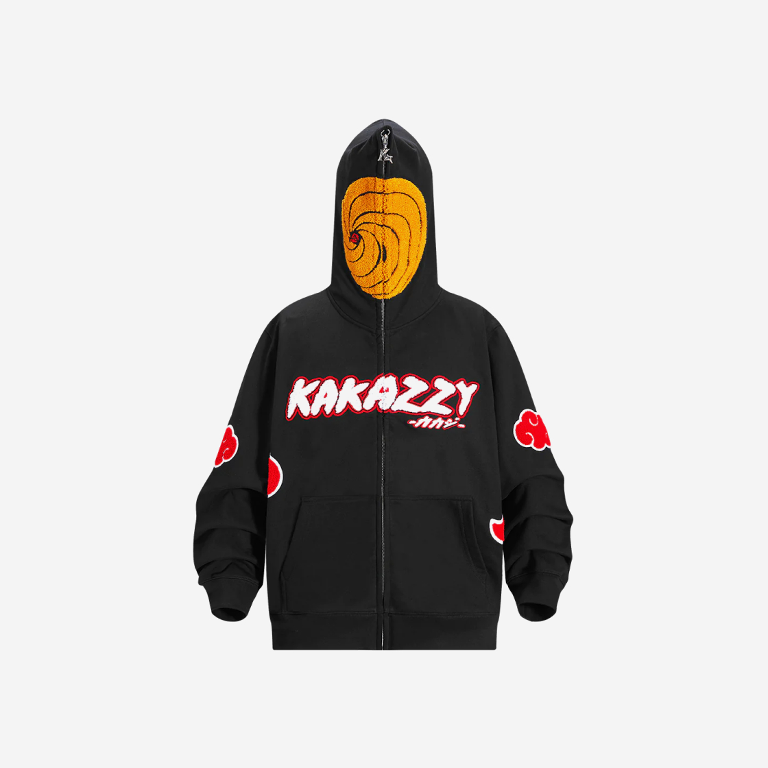 카카지 풀 집 후드 나루토 토비 블랙 | Kakazzy | KREAM