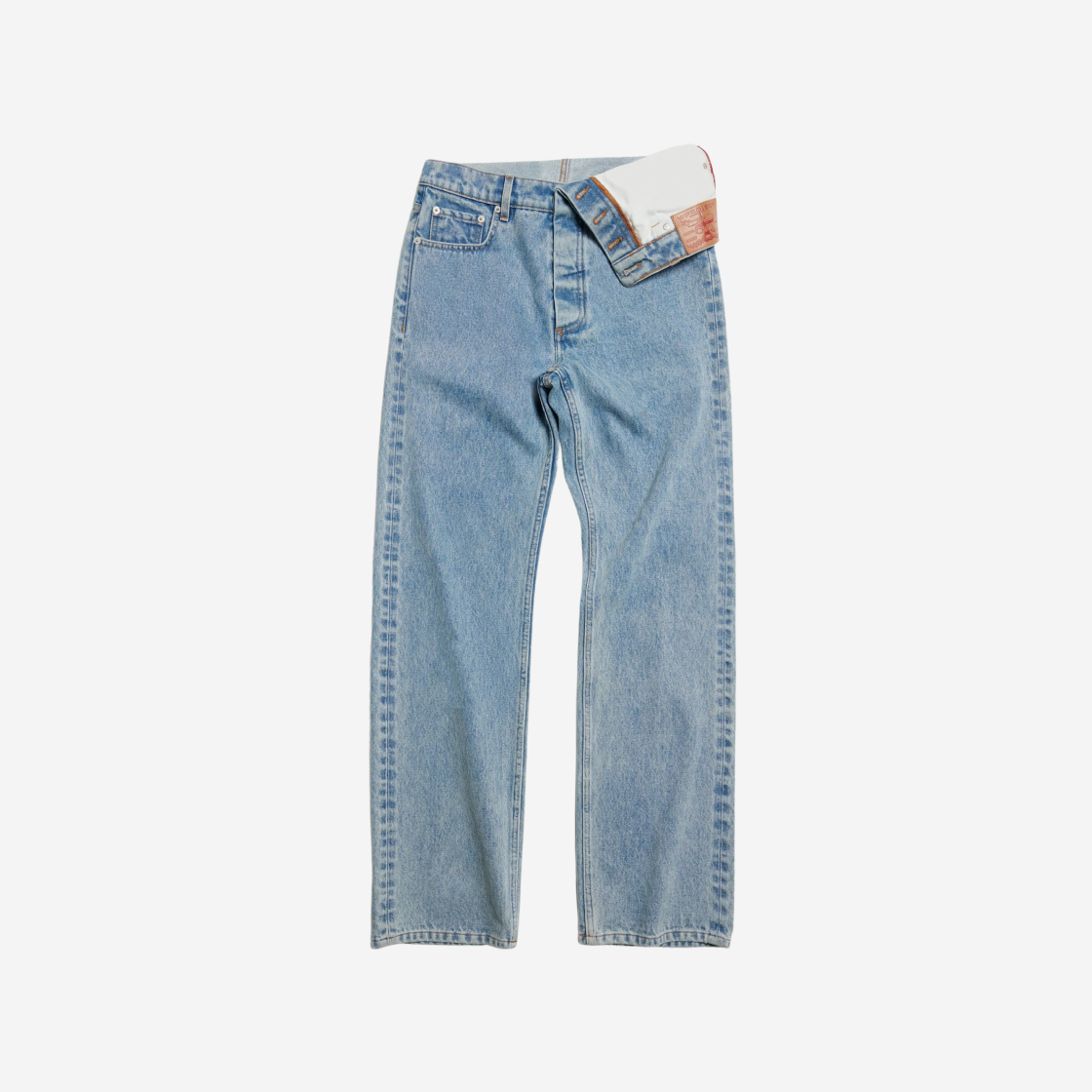 와이프로젝트 어시메트릭 웨이스트 진 헤비 SW 블루 - 23FW | Y/Project | KREAM