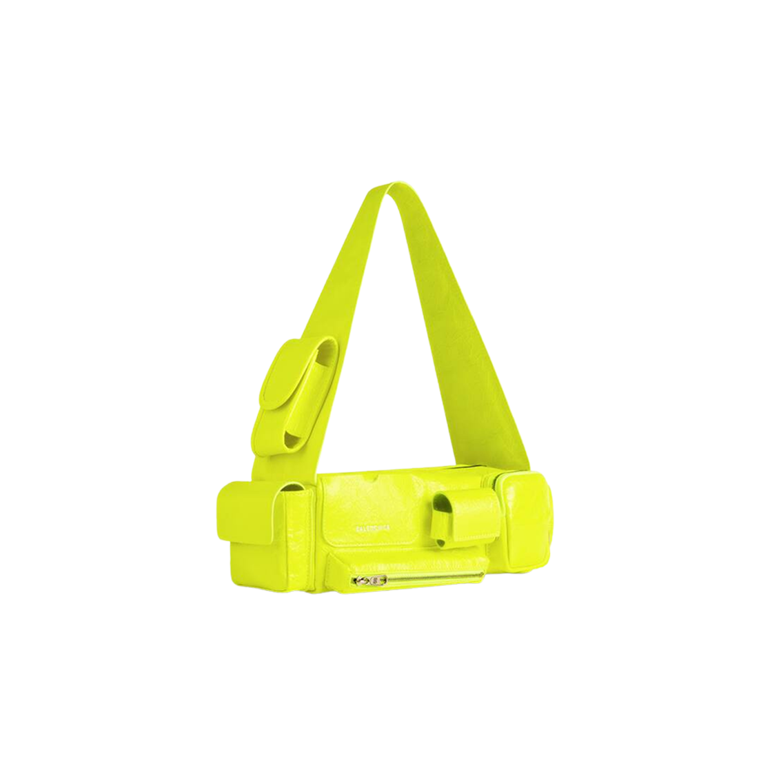 발렌시아가 슈퍼비지 XS 슬링 백 플루오 옐로우 | Balenciaga | KREAM