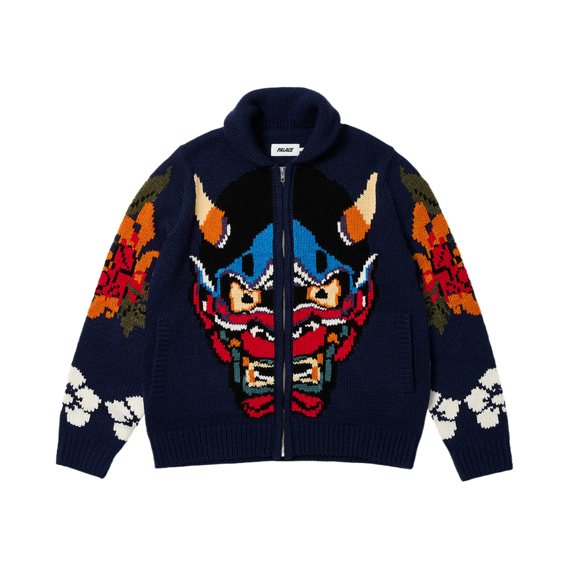 팔라스 데몬 코위찬 니트 블루 - 23FW | Palace | KREAM