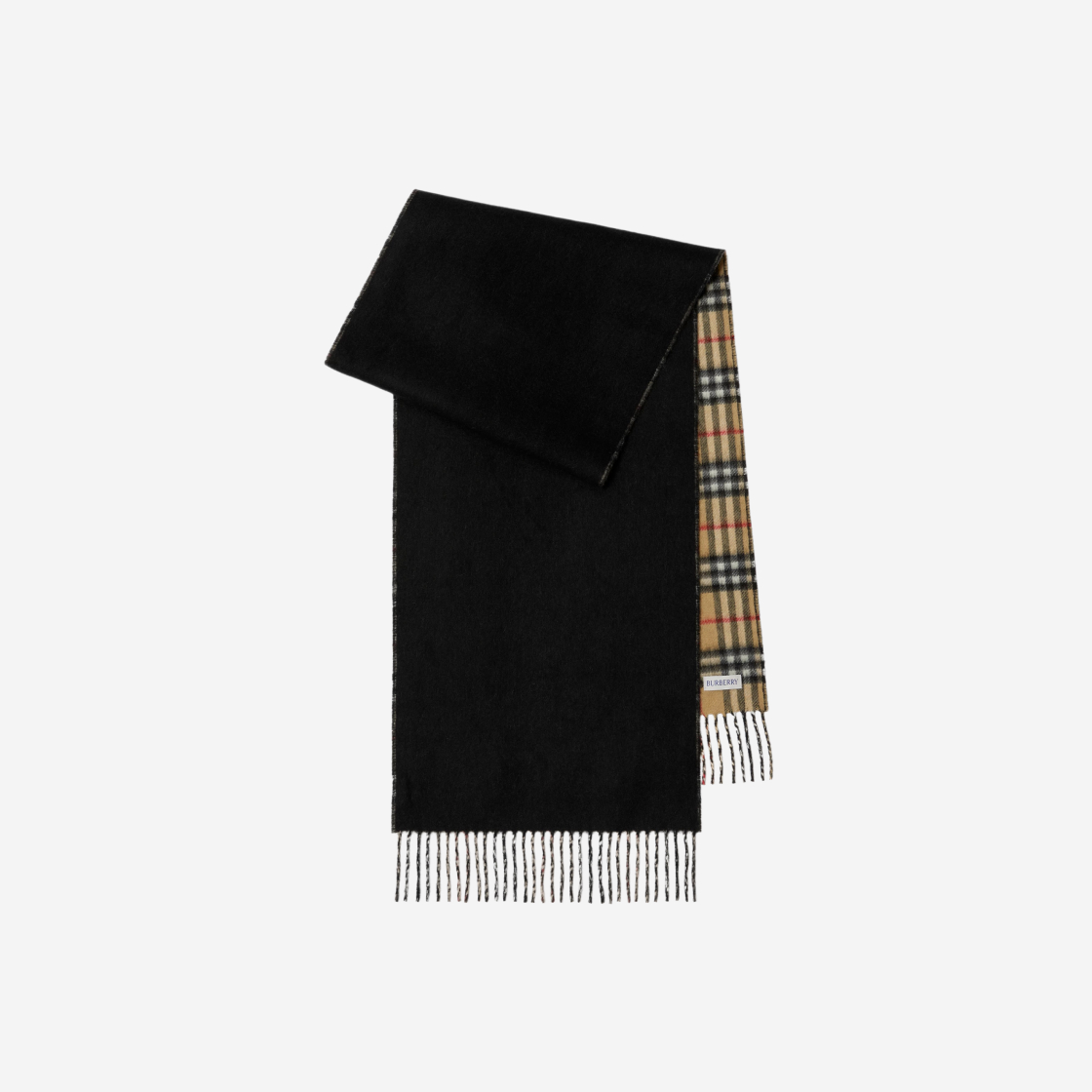 버버리 체크 캐시미어 리버시블 스카프 아카이브 Burberry Kream