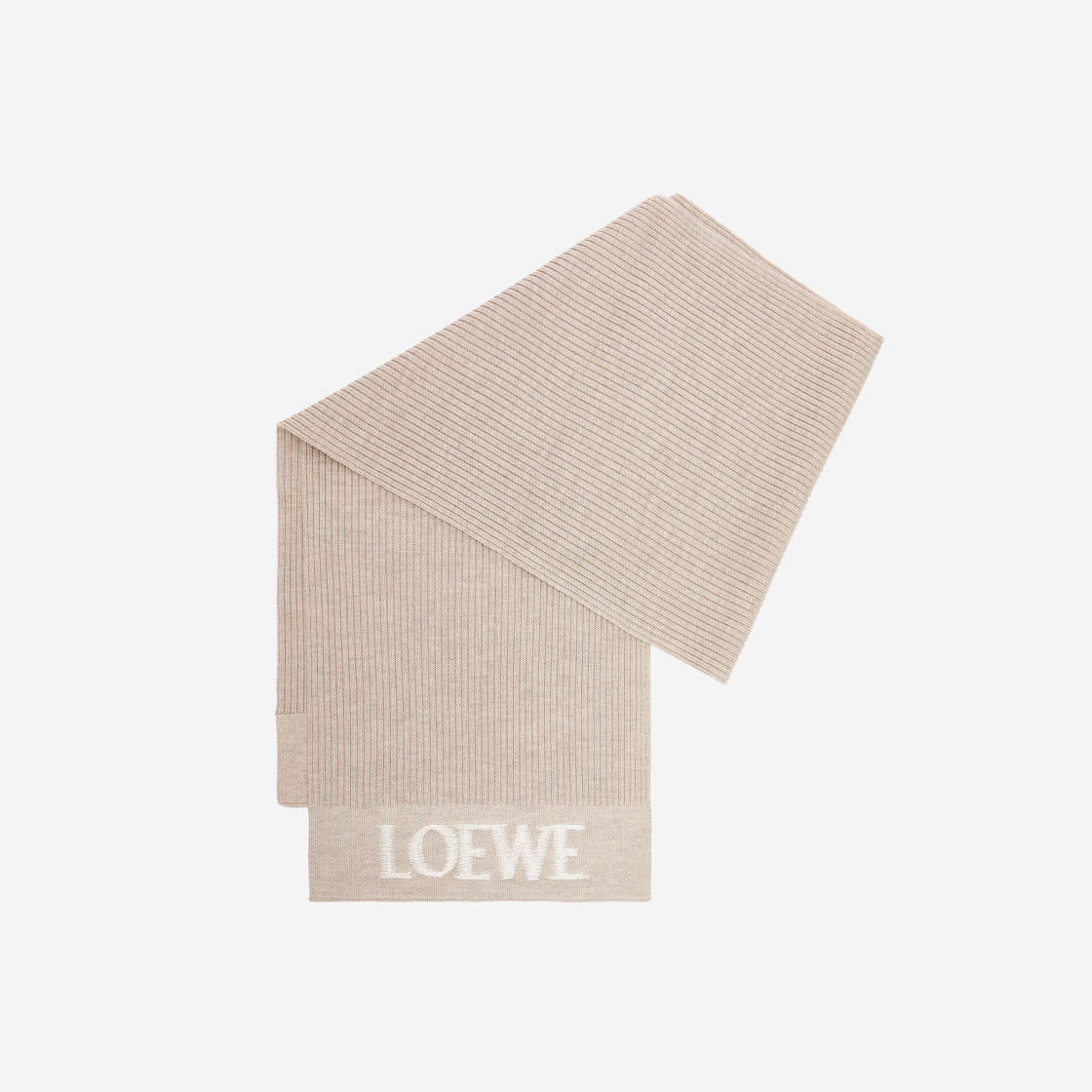 (W) 로에베 스카프 인 울 베이지 | Loewe | KREAM