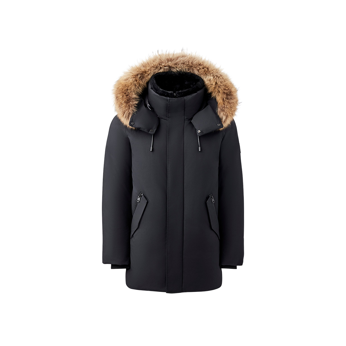 맥카지 설리반 F 투인원 다운 코트 리무버블 빕 앤 퍼 블랙 | Mackage | KREAM