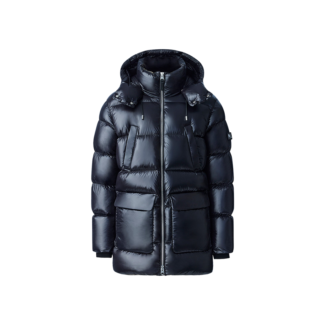 맥카지 켄드릭 러스트러스 라이트 다운 파카 후드 블랙 | Mackage | KREAM