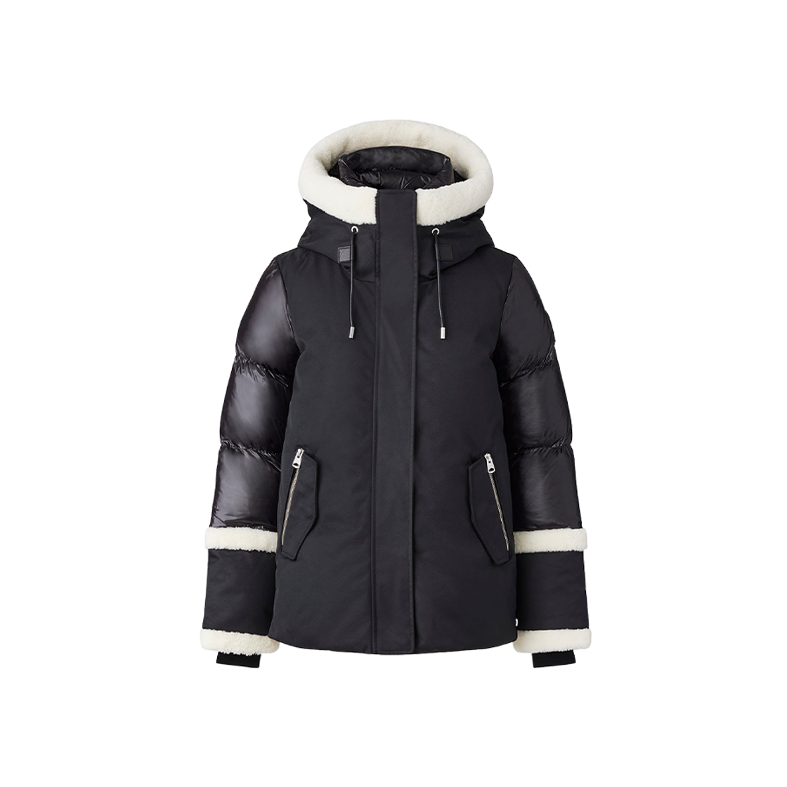 (W) 맥카지 카이라 아크틱 트윌 다운 자켓 셔링 트림 블랙 | Mackage | KREAM