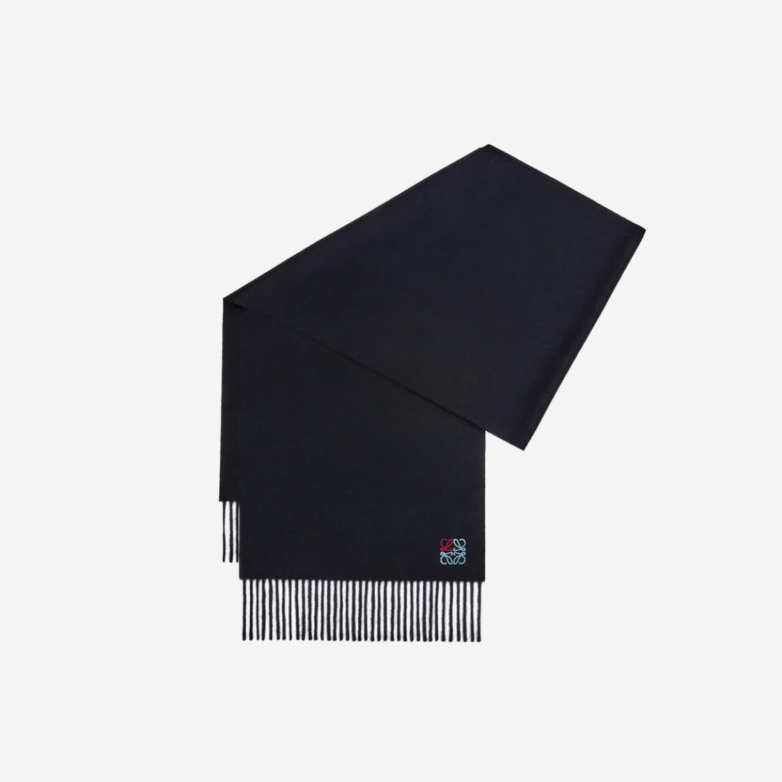 로에베 스카프 인 캐시미어 다크 블루 | Loewe | KREAM