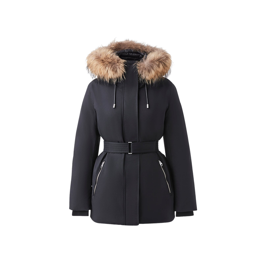 (W) 맥카지 제니 FZ 투인원 다운 파카 리무버블 빕 & 퍼 트림 블랙 | Mackage | KREAM