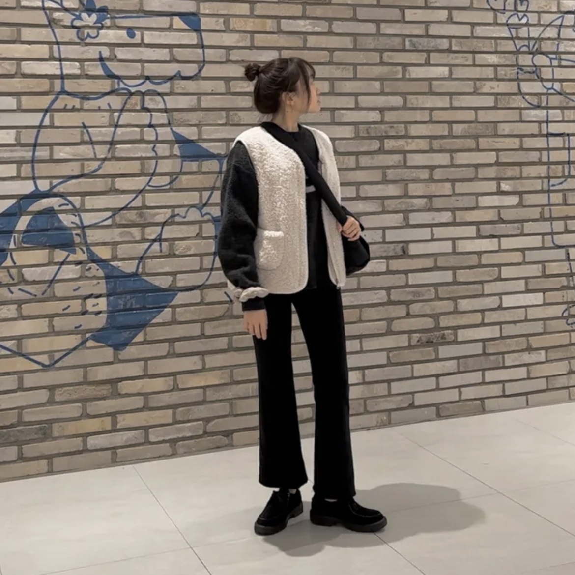 뽀글이 조끼로! 추위걱정bye🧤 | KREAM