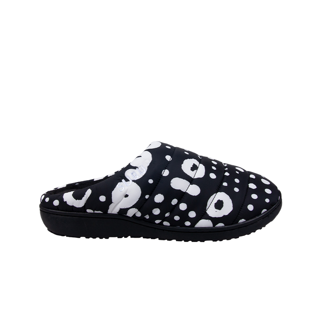 스부 x 10 꼬르소 꼬모 패딩 슬리퍼 로고 블랙 | Subu | KREAM