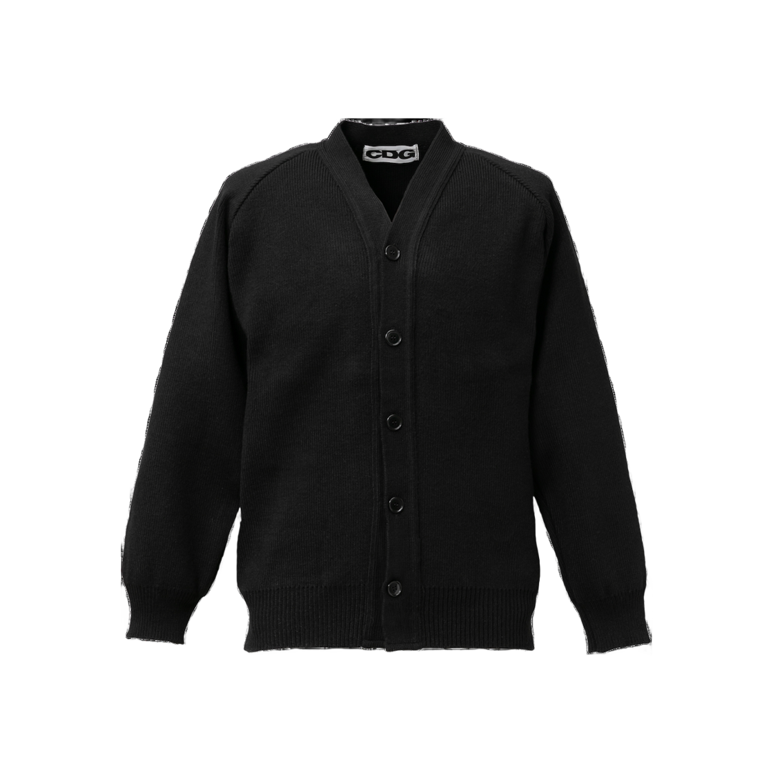CDG 브이넥 스쿨 가디건 블랙 | CDG | KREAM