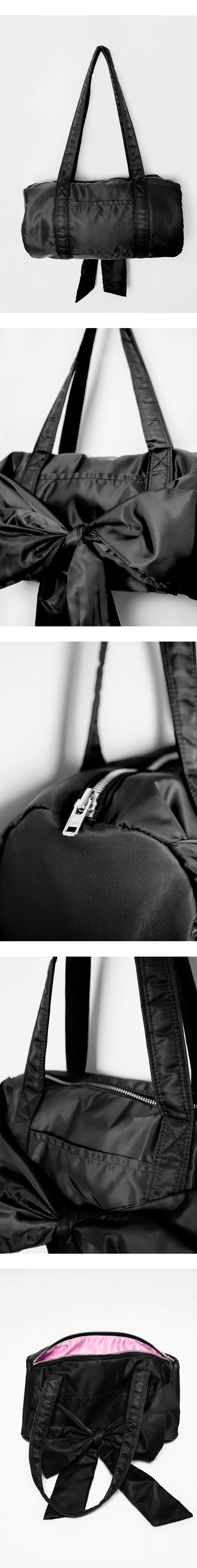 생긴스튜디오 리본 숄더 더플 백 블랙 | Saenginstudios | KREAM
