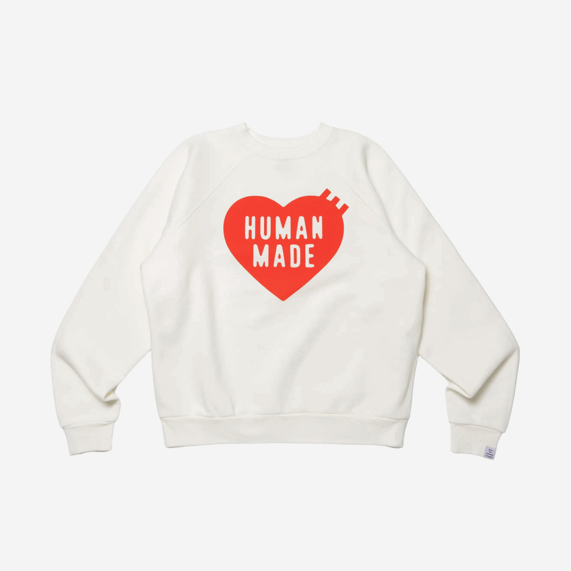 휴먼 메이드 스웨트셔츠 화이트 | Human Made | KREAM