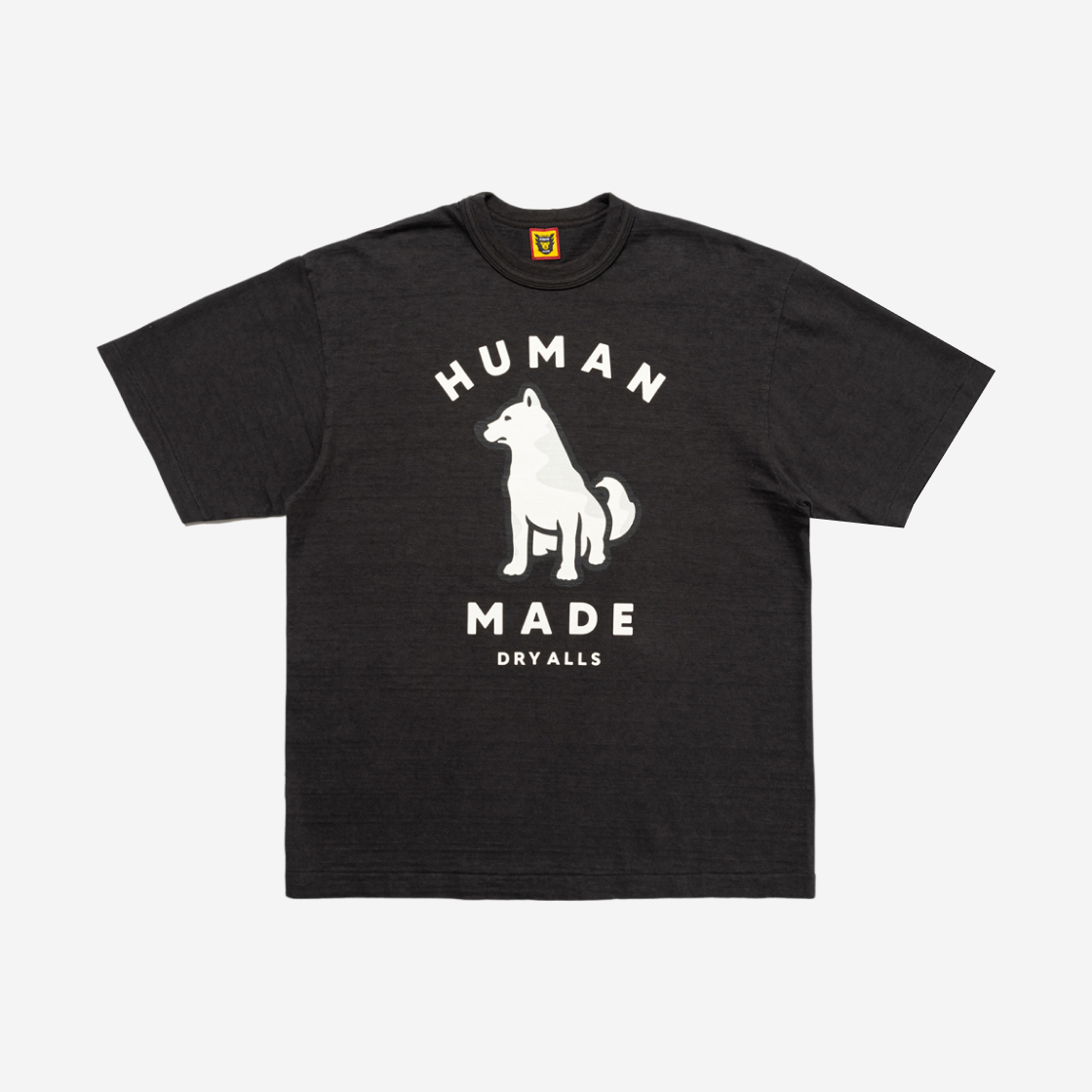 휴먼 메이드 웍스아웃 20주년 진돗개 그래픽 티셔츠 블랙 | Human Made | KREAM