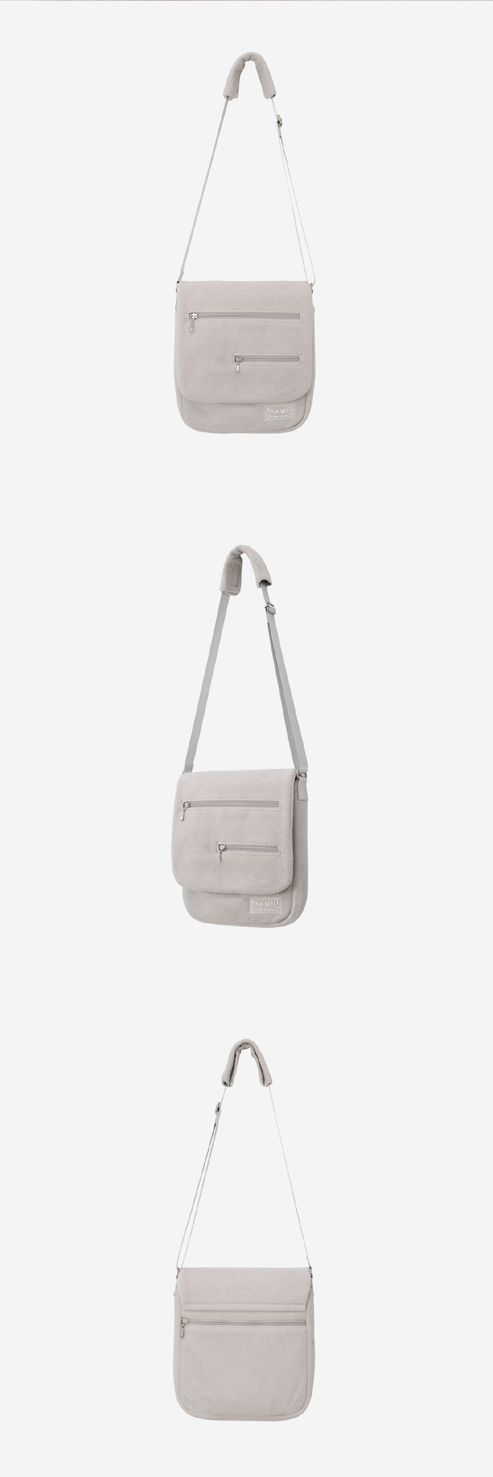 탠스댄스 지퍼 크로스 백 베이지 | Tense Dance | KREAM