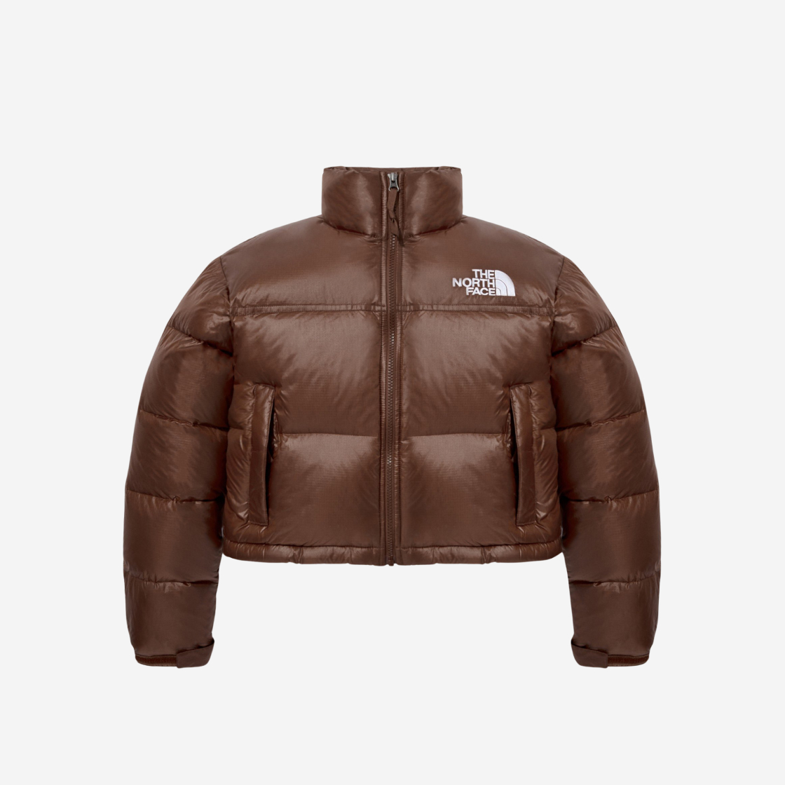 W 노스페이스 눕시 숏 자켓 브라운 The North Face Kream